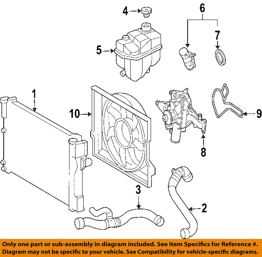 MERCEDES OEM 03-06 E500 Radiator-Upper Hose 2115015682 | eBay