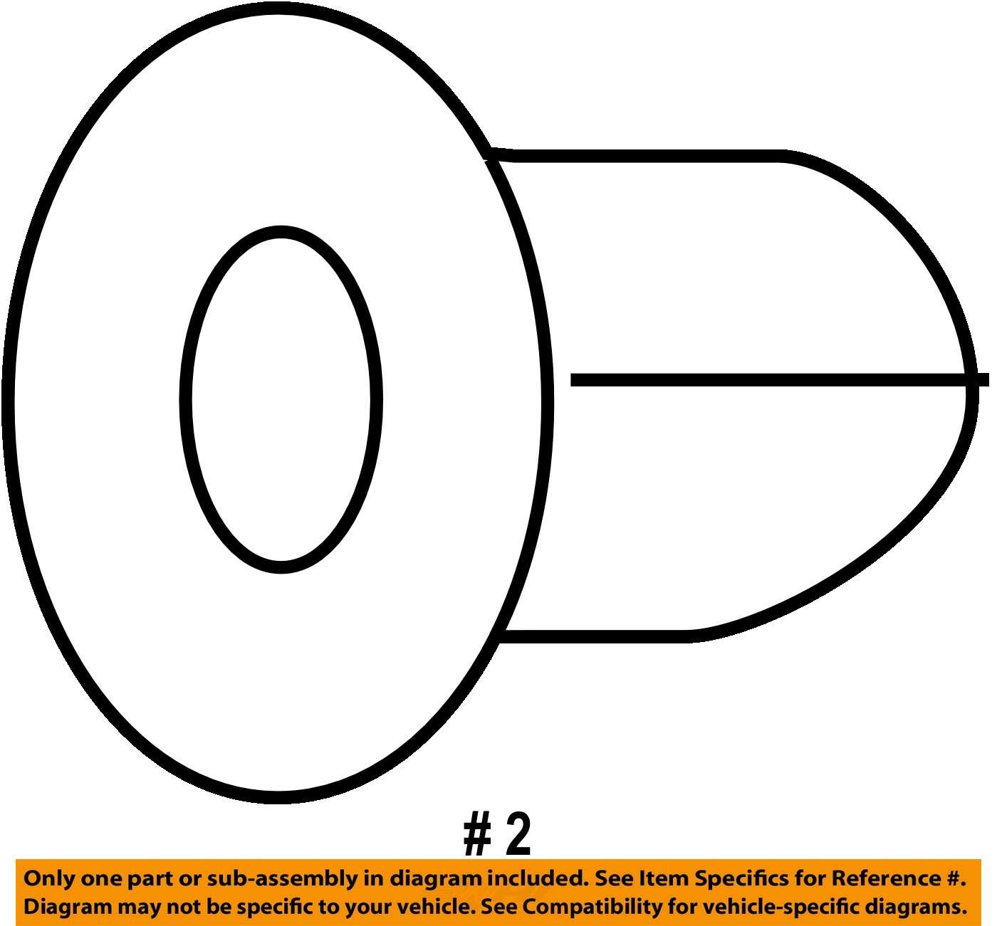 10 Genuine Nissan Combo Lamp Assembly Grommet 26557-2u000 for sale ...