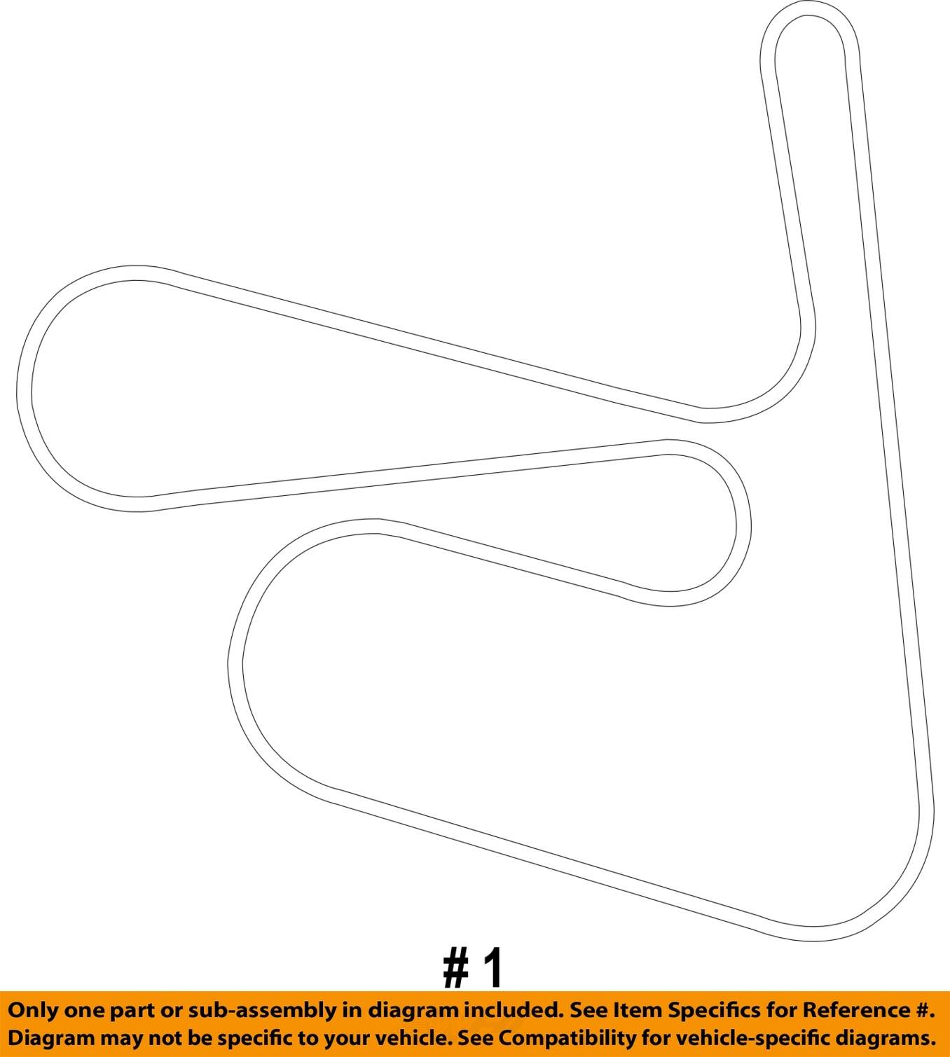 Nissan 11720ET00A Genuine OEM Serpentine Belt for sale online | eBay