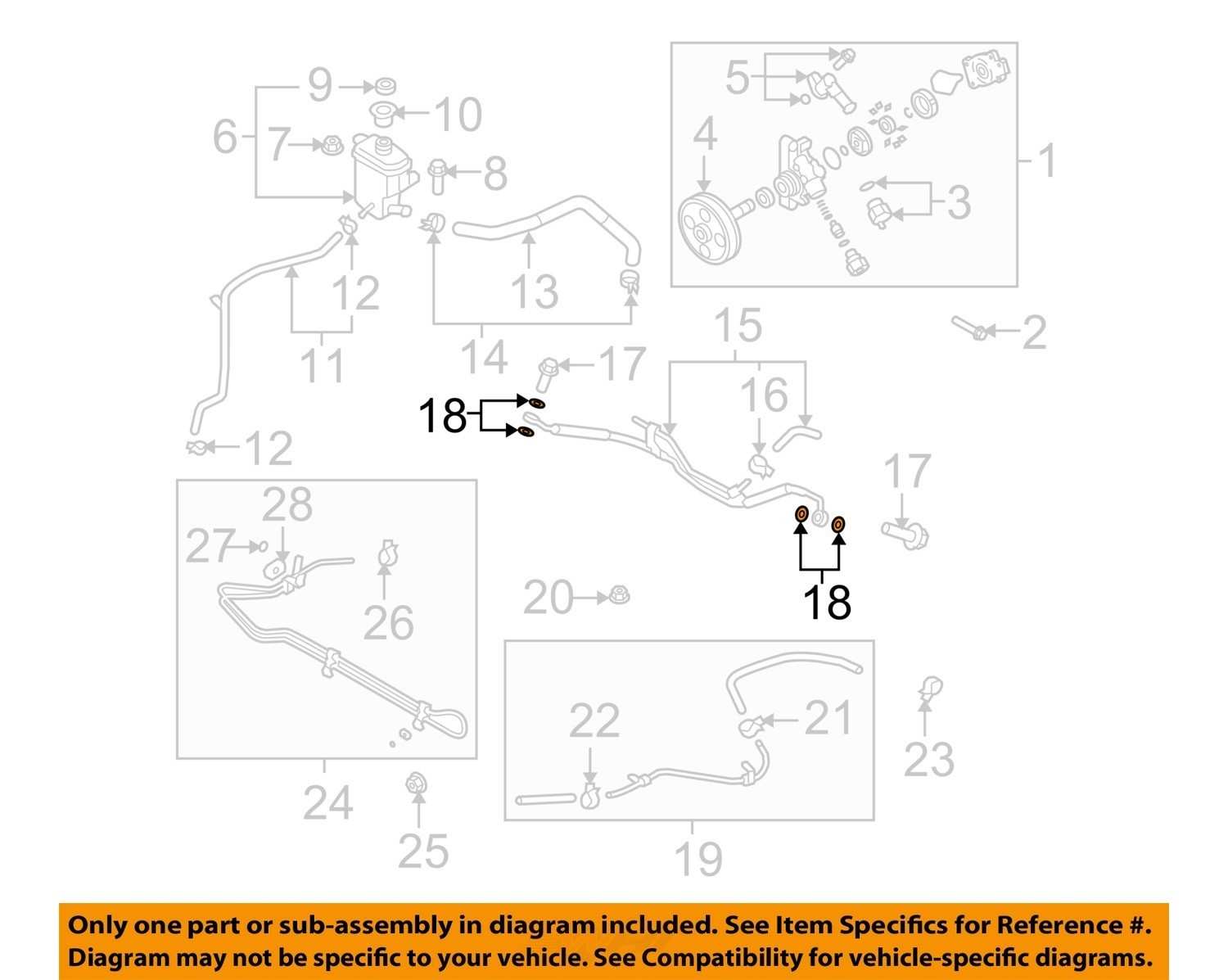 Mazda 995621400 Genuine OEM Pressure Hose Gasket for sale online | eBay