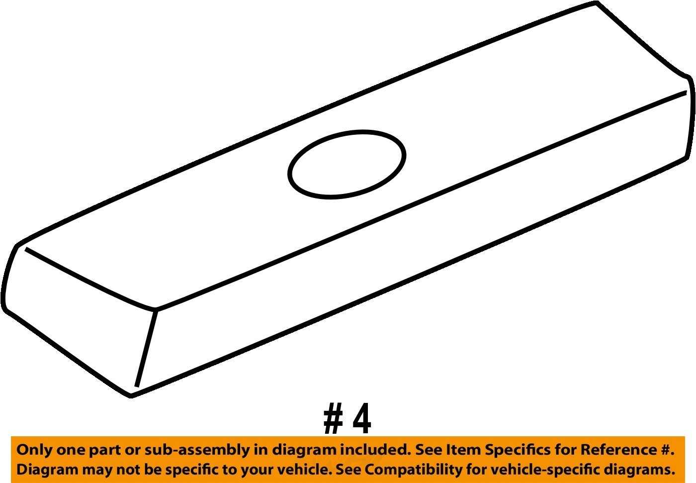 Subaru OEM 93-15 Impreza-roof Panel Anchor Plate 51020FA021 for sale ...