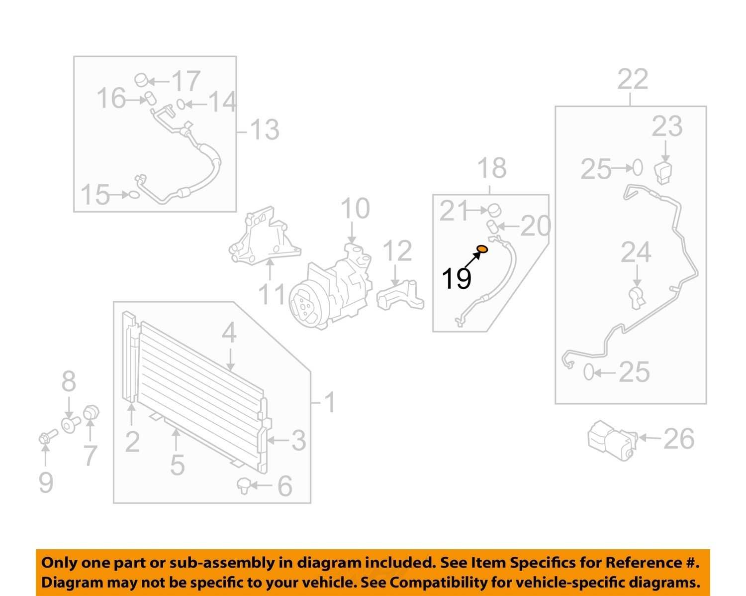 Купить Другой SUBARU oem/c AC /Line 73039TA040 в интернет-магазине с ...