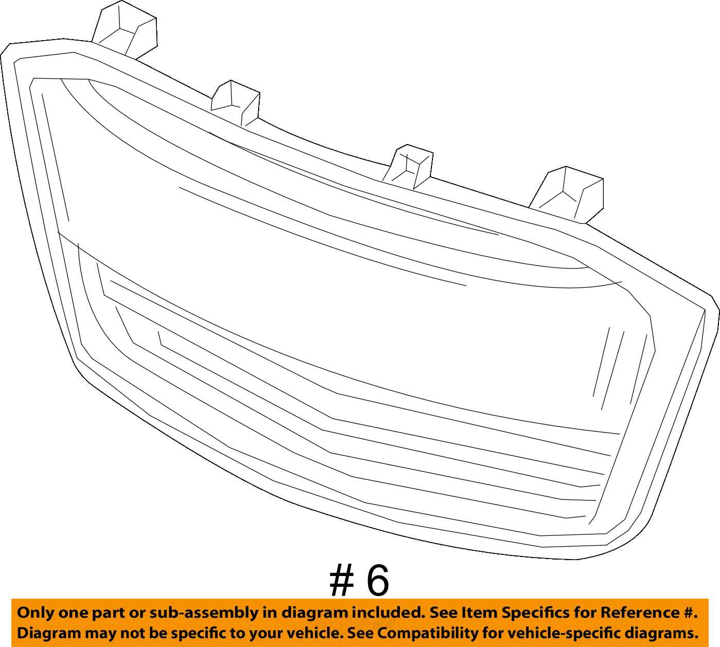 Chevrolet GM OEM 17-18 Sonic Front Bumper-Lower Bottom Grille Grill ...