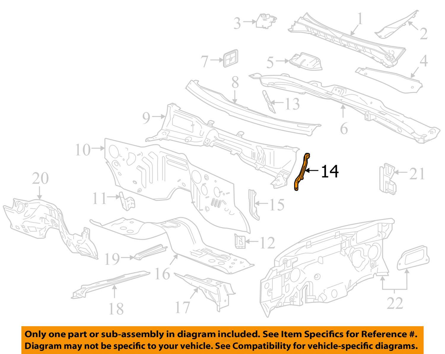 GM OEM Right-Upper Extn 23380296 | eBay