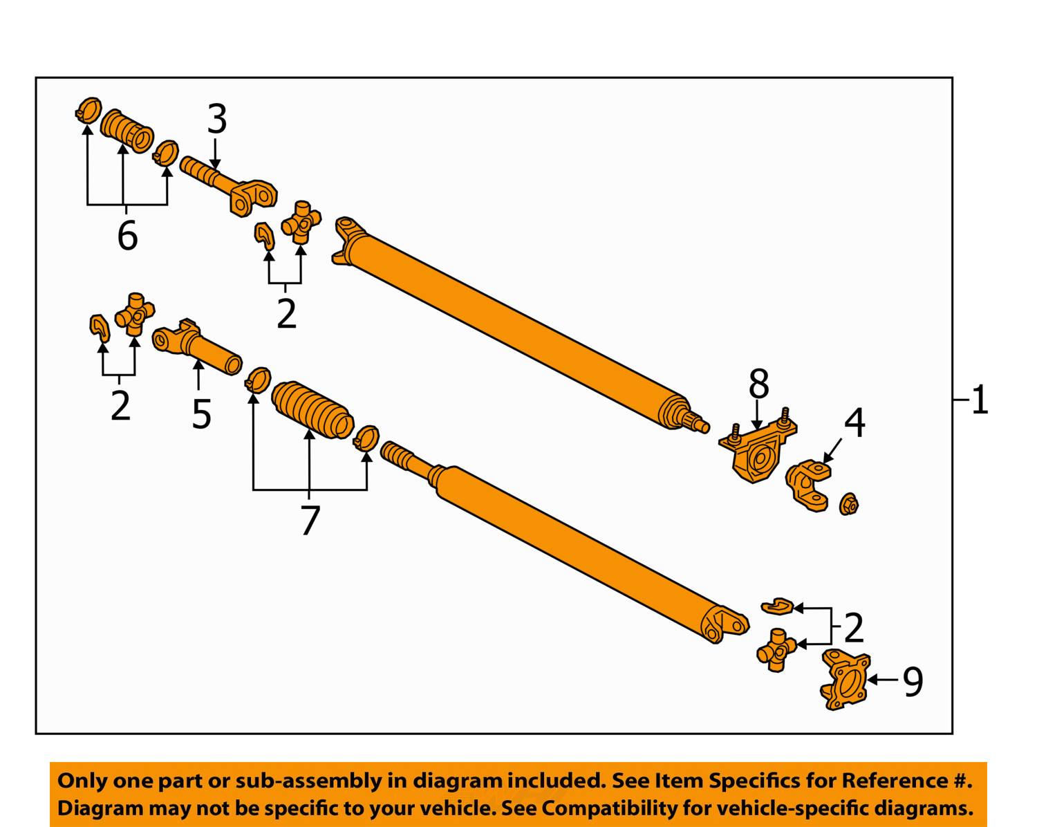 GM OEM Drive Shaft 23370096 | eBay
